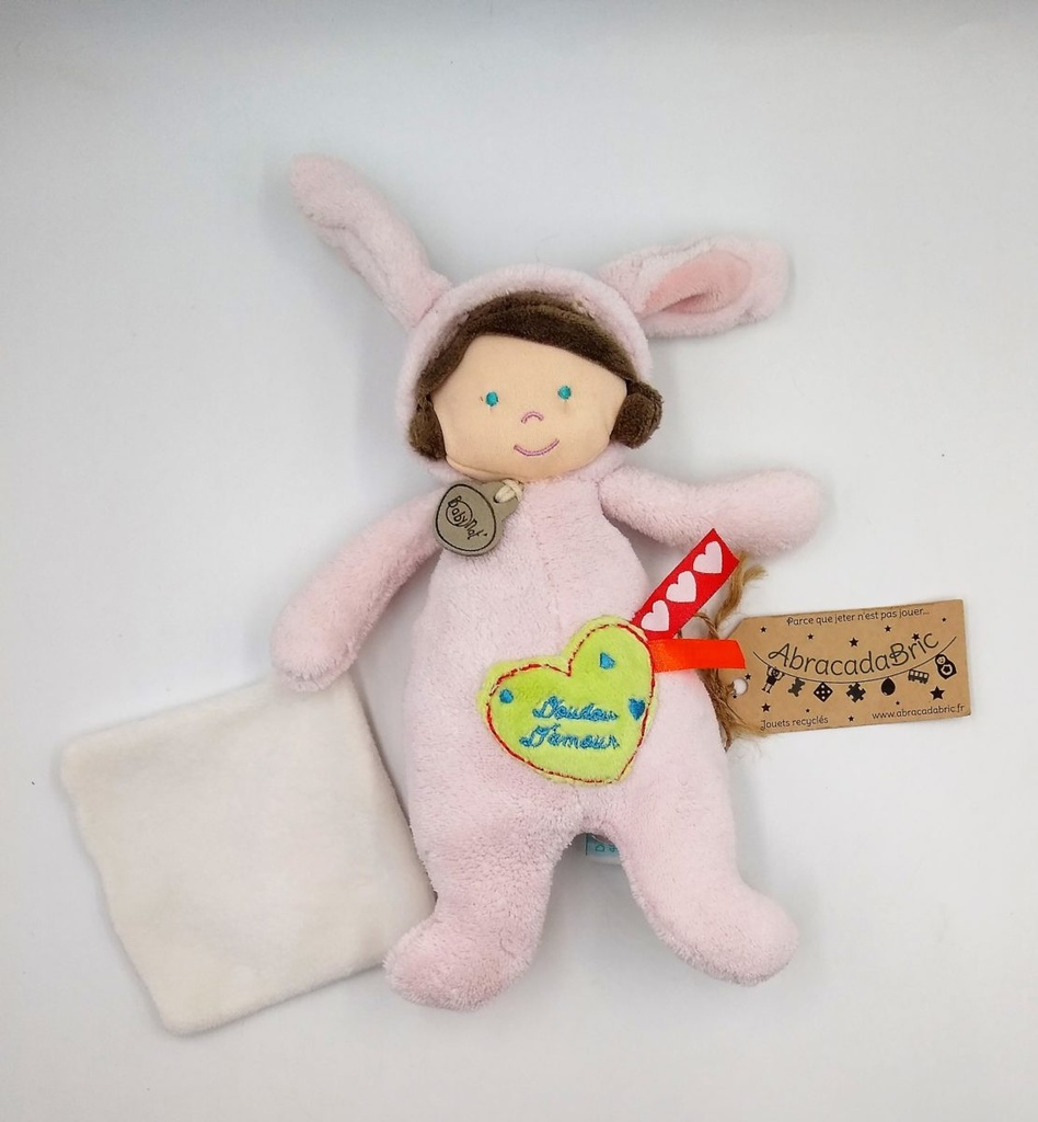 Poupée "Doudou d'Amour" - BABY'NAT | Abracadabric