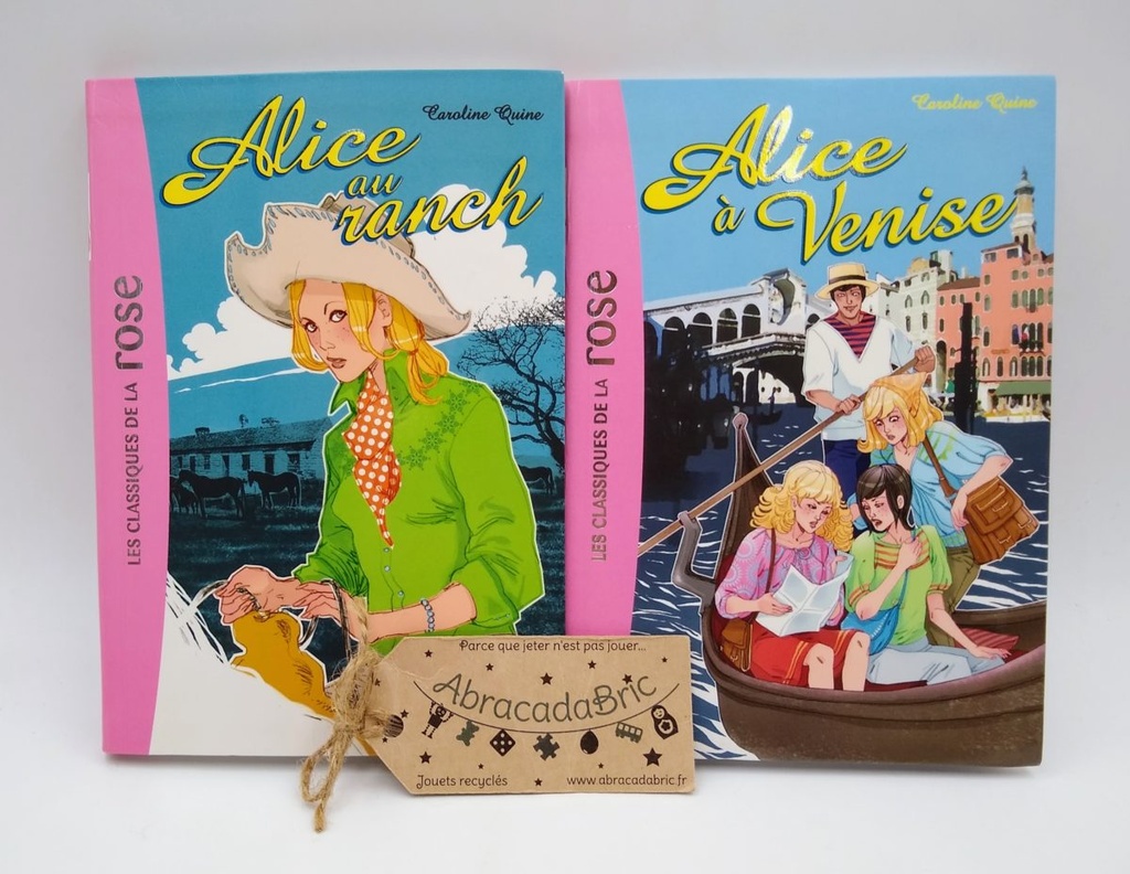 "Alice au ranch" & "Alice à Venise" - BiBLiOTHEQUE ROSE | Abracadabric